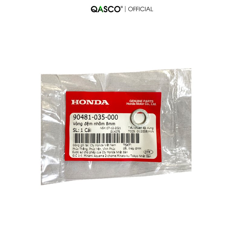 90481-035-000 | Vòng đệm nhôm HONDA 8mm dùng chung nhiều xe ...