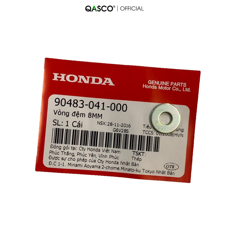 90483-041-000 | Vòng đệm 8MM HONDA Lead 125 / Vision (90483041000 ...