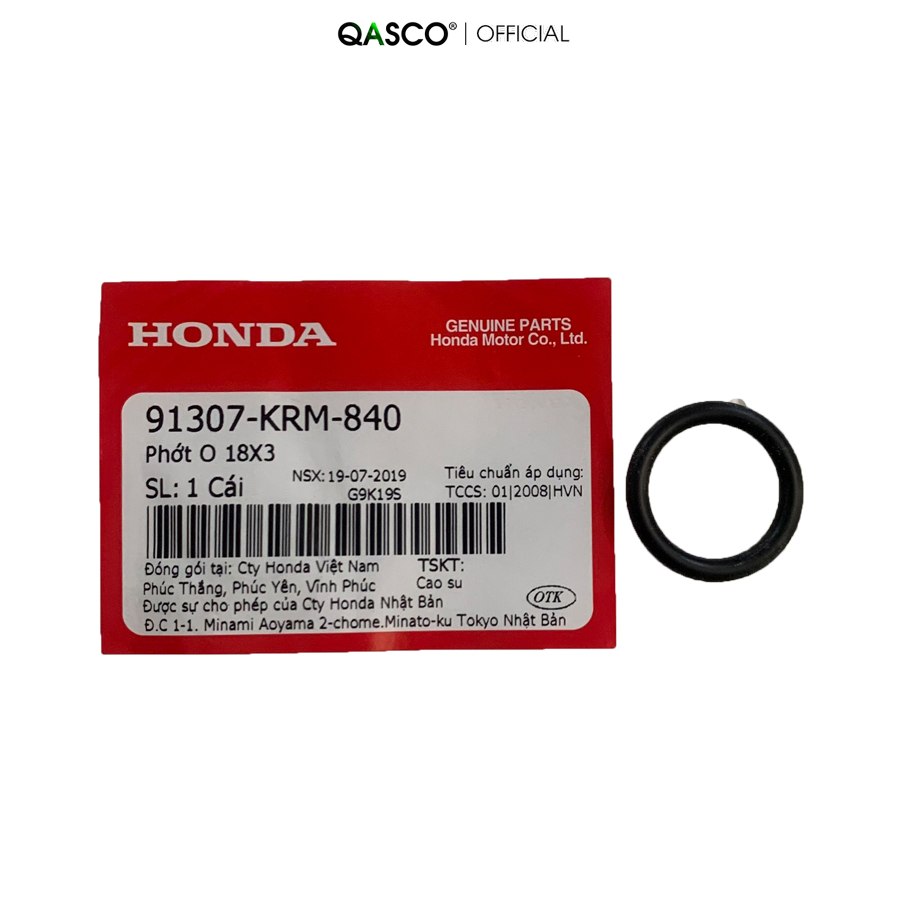 91307-KRM-840 | Phớt O 18X3 HONDA Future 125 Fi (91307KRM840) | O RING ...