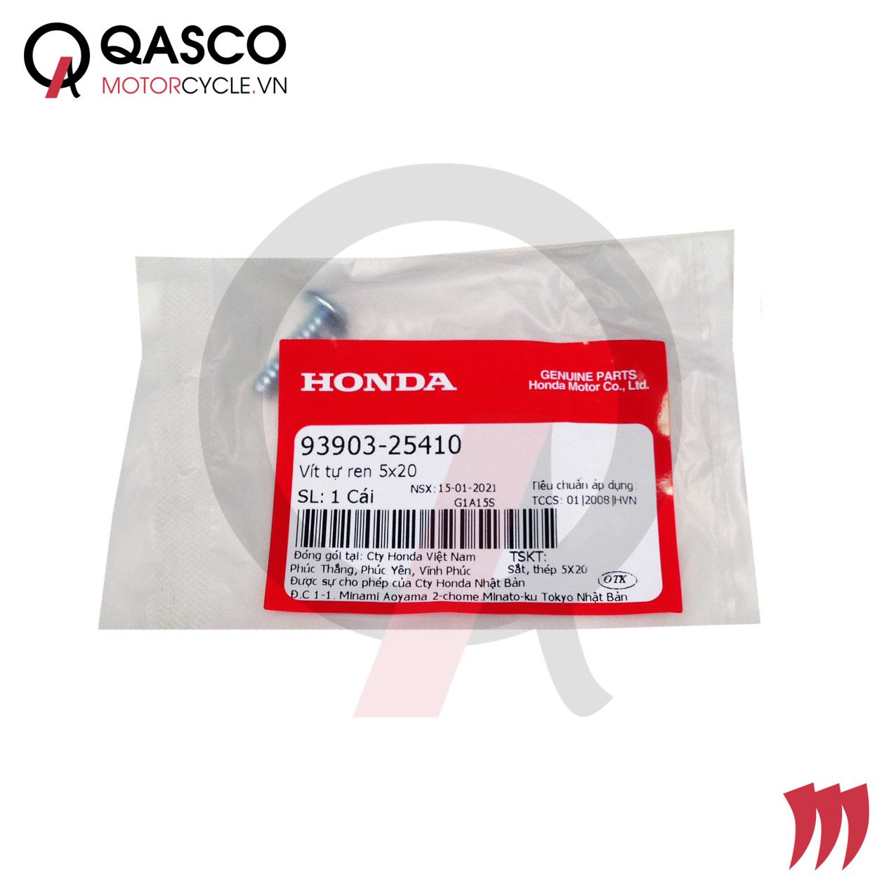 93903-25410 | Vít tự ren HONDA 5×20 dùng chung nhiều xe (9390325410 ...