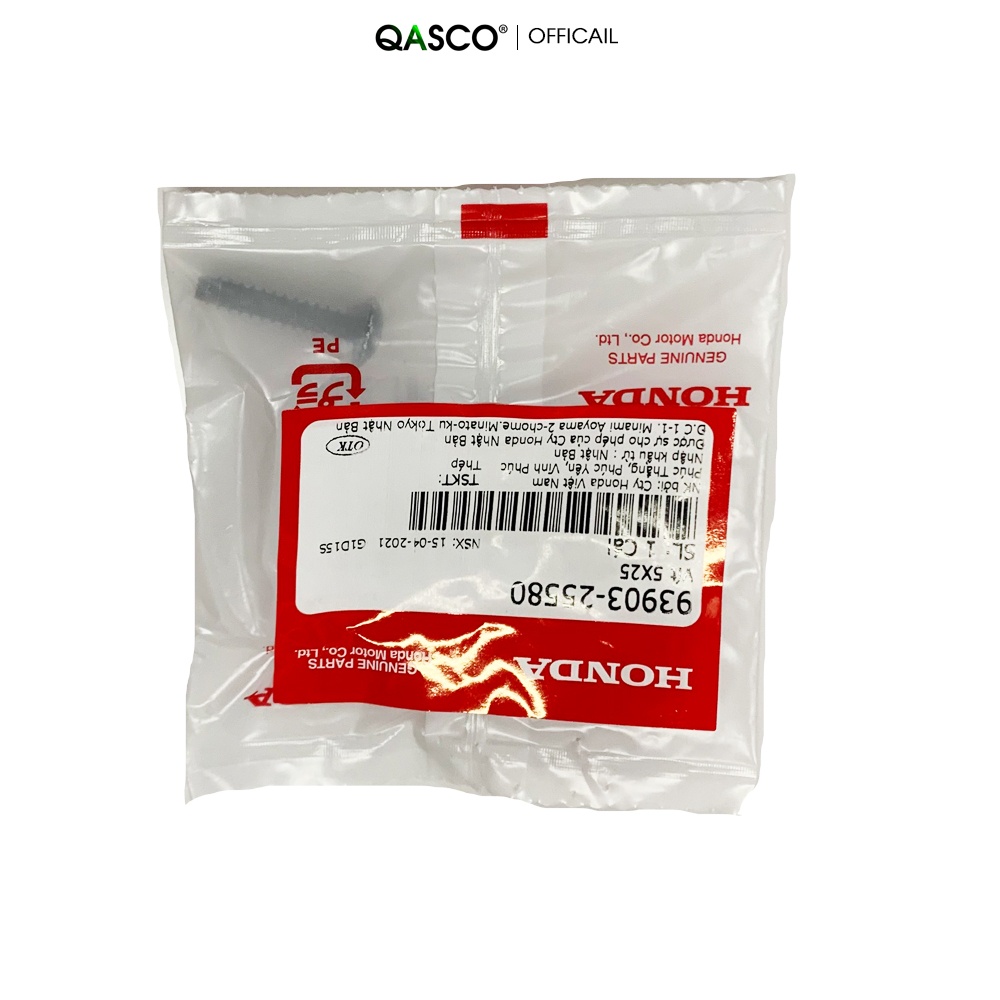 93903-255-80 | Vít HONDA 5X25 chung nhiều dòng xe (9390325580) | SCREW ...