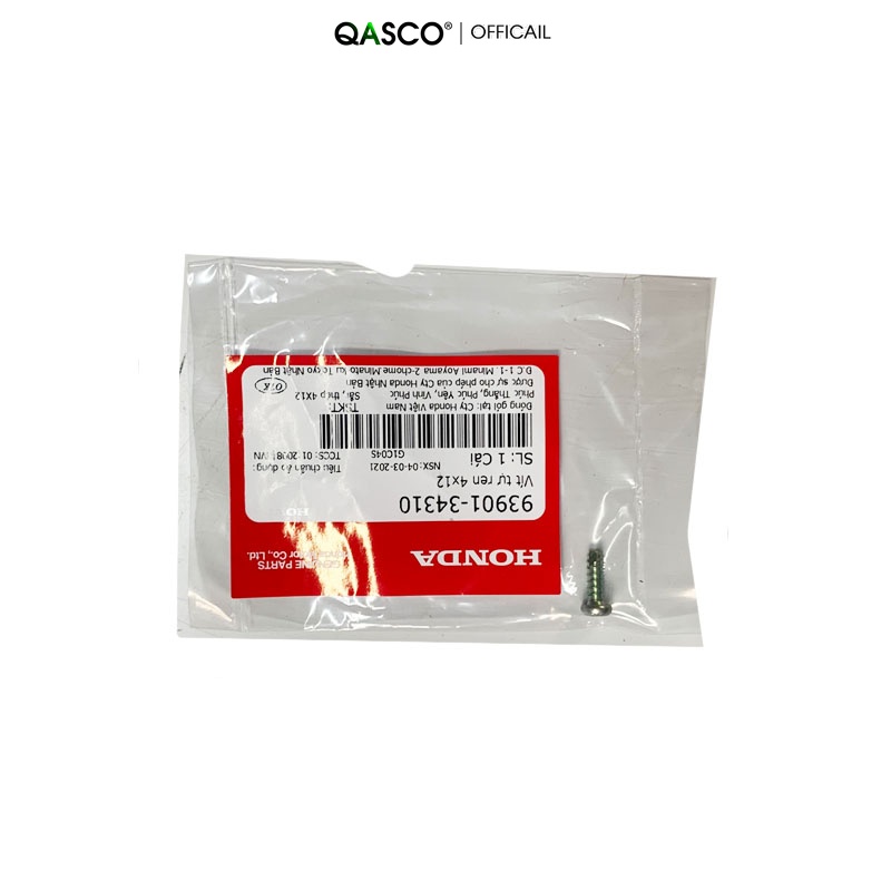 93901-34310 | Vít tự ren HONDA 4×12 dùng chung nhiều xe (9390134310 ...