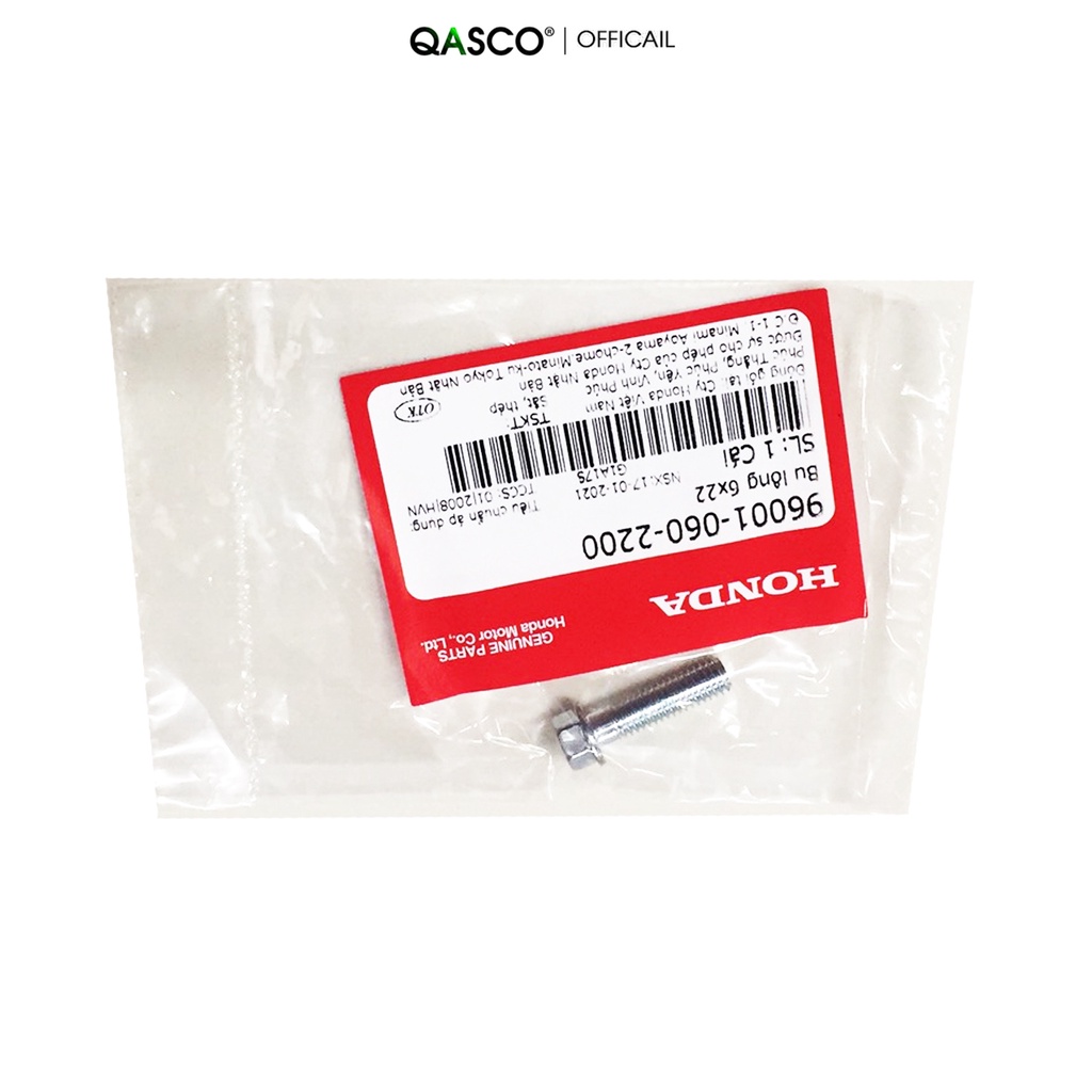 96001-060-2200 | Bu lông HONDA 6×22 dùng chung nhiều xe (960010602200 ...