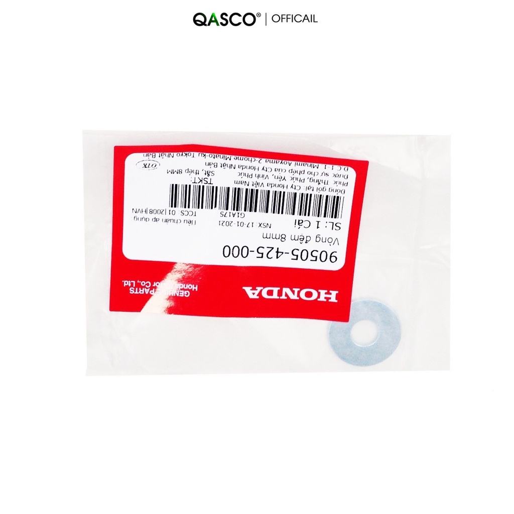 90505-425-000 | Vòng đệm HONDA 8mm dùng chung nhiều xe (90505425000 ...