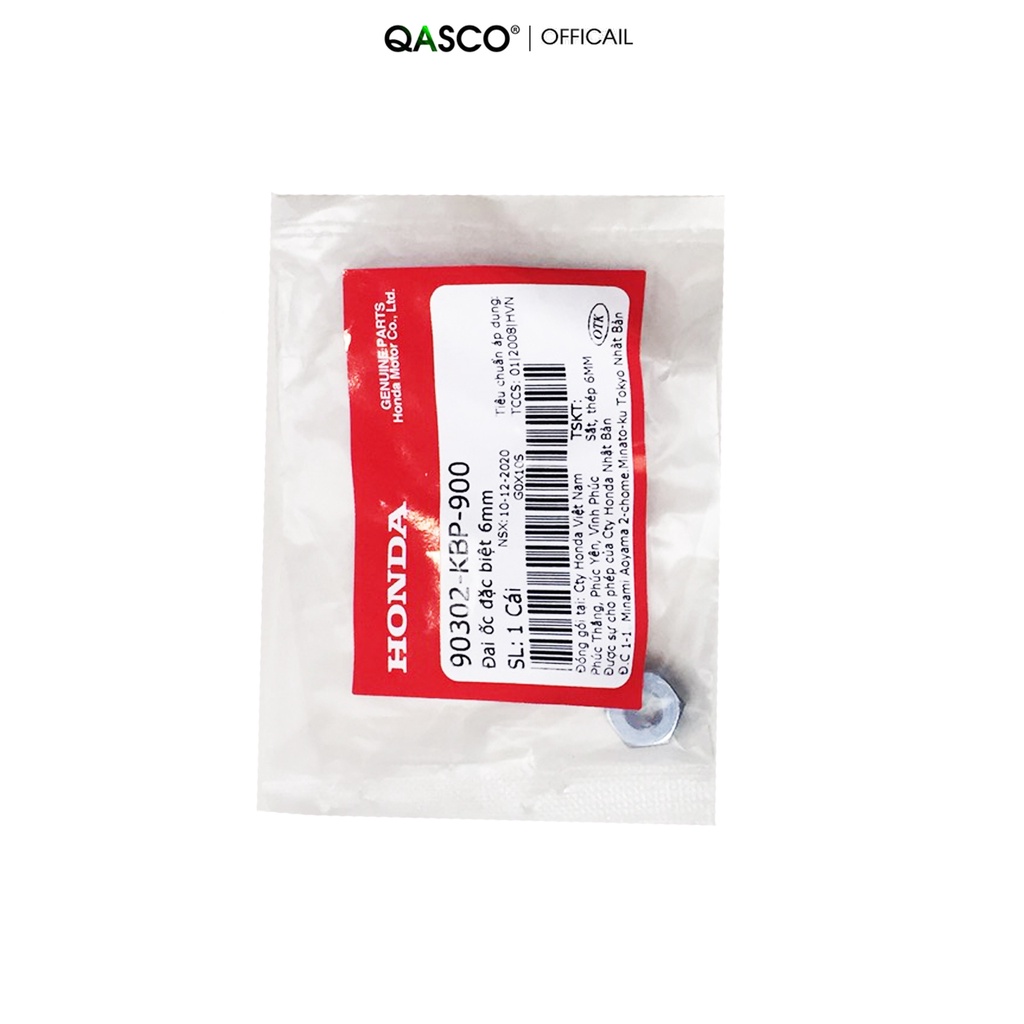 90302-KBP-900 | Đai ốc đặc biệt HONDA nhiều dòng xe 6mm (90302KBP900 ...