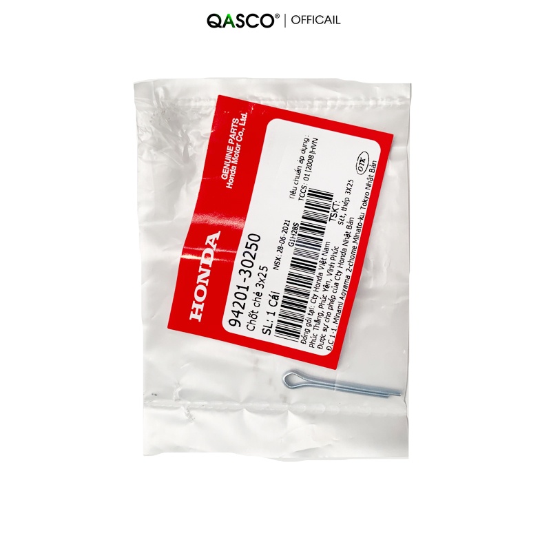 94201-30250 | Chốt chẻ HONDA nhiều dòng xe 3×25 (9420130250) | PIN ...