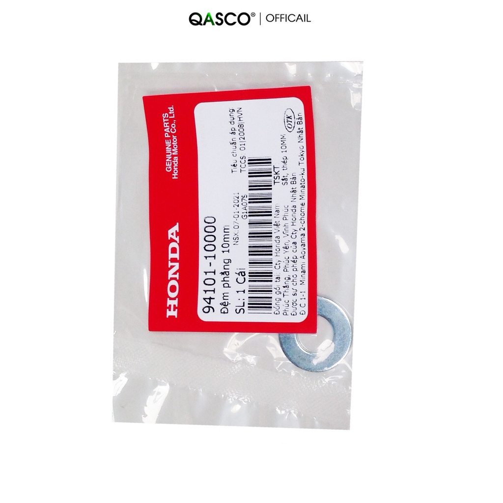 94101-10000 | Đệm phẳng HONDA nhiều dòng xe 10mm (9410110000) | WASHER ...