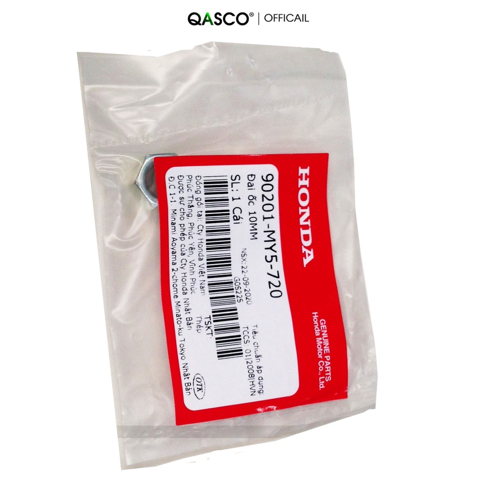 90201-MY5-720 | Đai ốc HONDA nhiều dòng xe 10mm (90201MY5720) | NUT,HEX ...