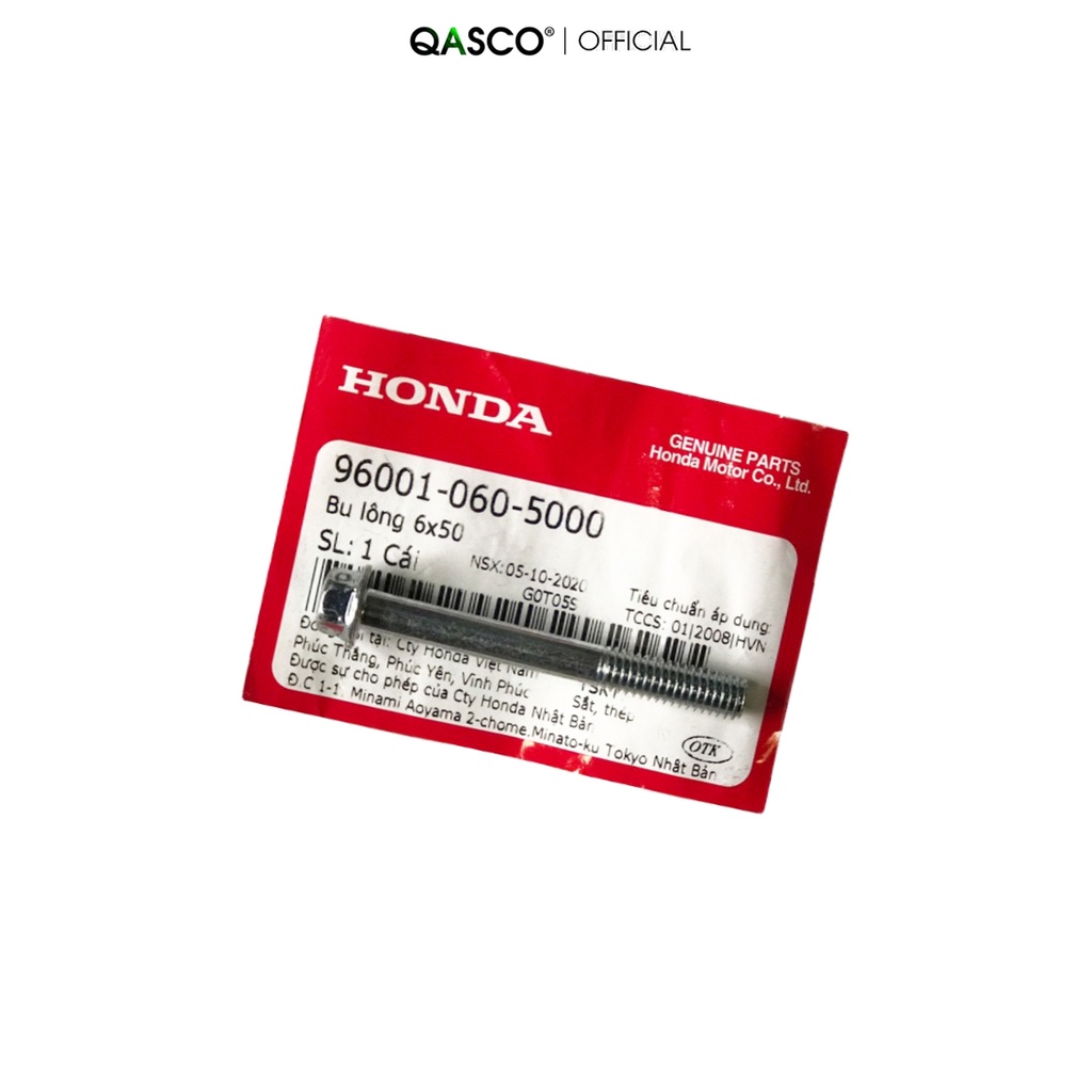 96001-060-5000 | Bu lông HONDA nhiều dòng xe 6×50 (960010605000) | BOLT ...