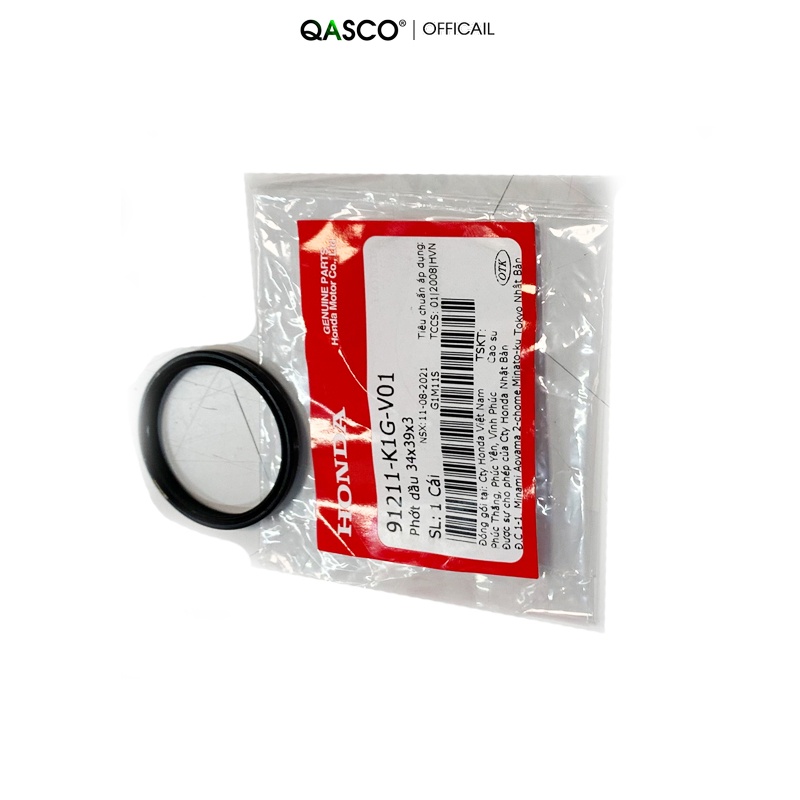 91211-K1G-V01 | Phớt dầu 34x39x3 dùng chung nhiều xe (91211K1GV01 ...